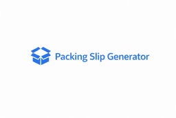 Packing Slip Generator | Free Invoice & Packing Slip Template